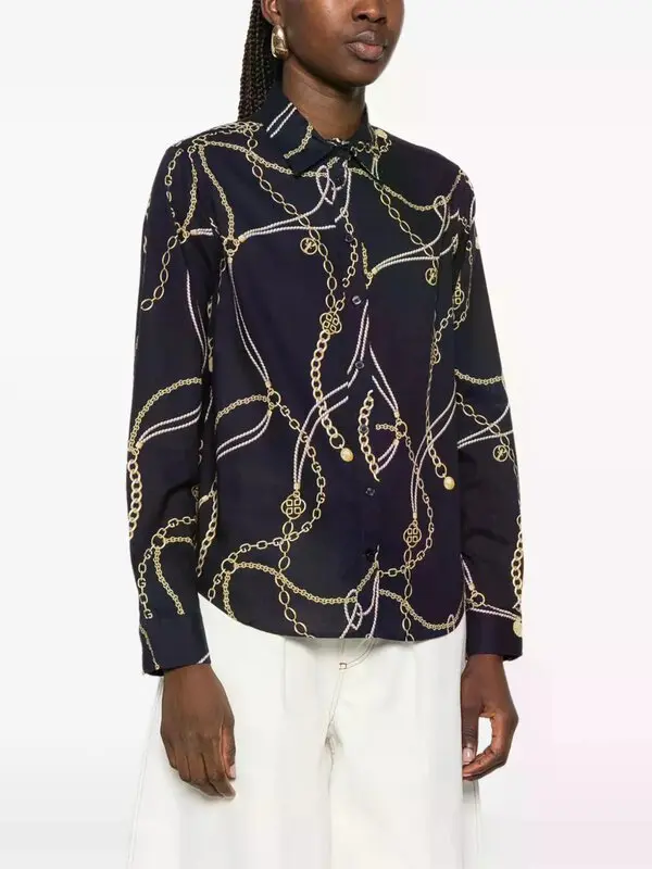 Gant Chain Print Long Sleeved Shirt