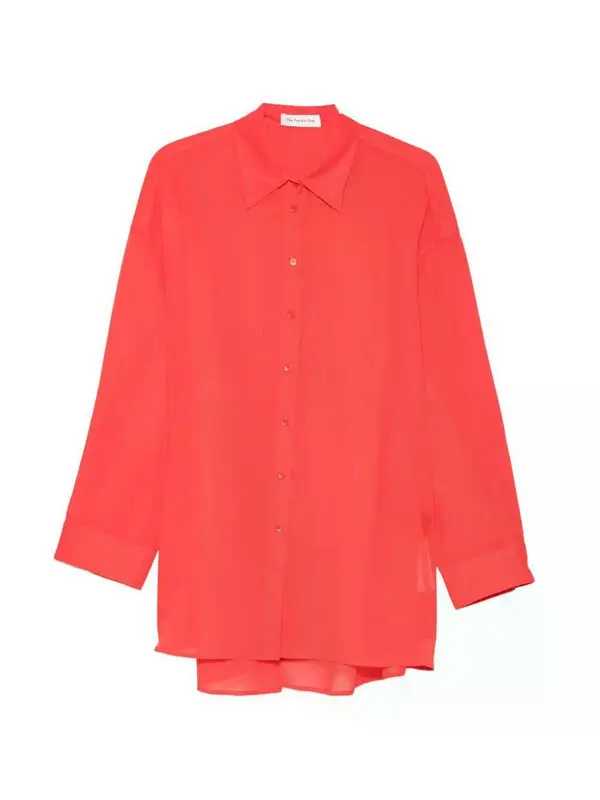 THE FRANKIE SHOP Melia Open-back Shirt