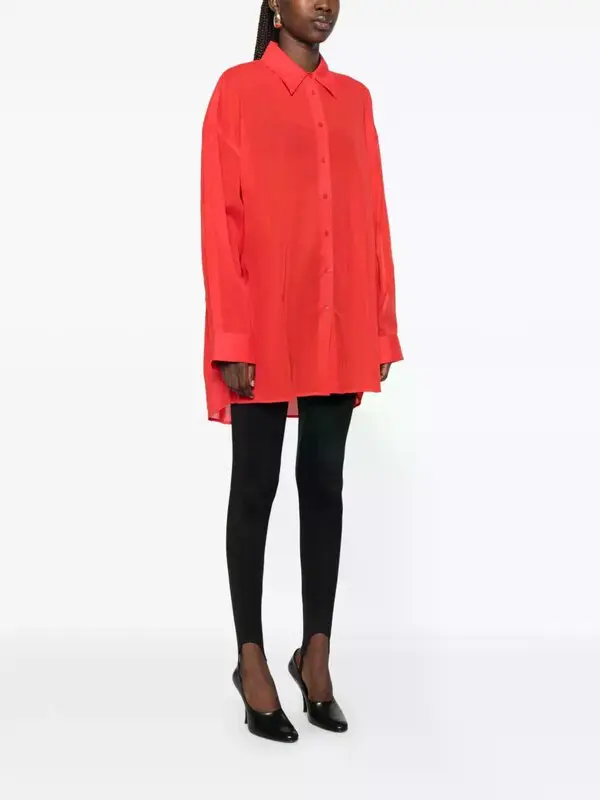 THE FRANKIE SHOP Melia Open-back Shirt