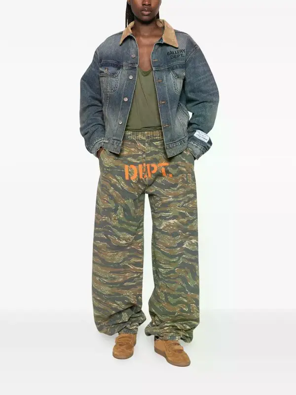 GALLERY DEPT. Downtown Camouflage-print Logo Track Pants