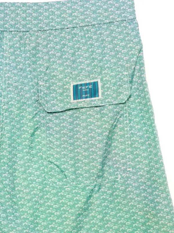 FEFÈ Patterned Swim Shorts