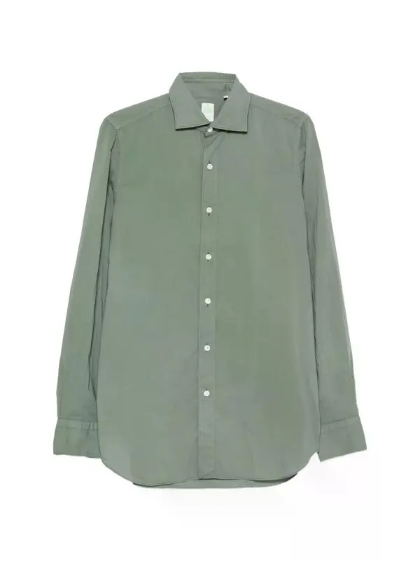 FINAMORE 1925 Long-sleeve Button-down Shirt