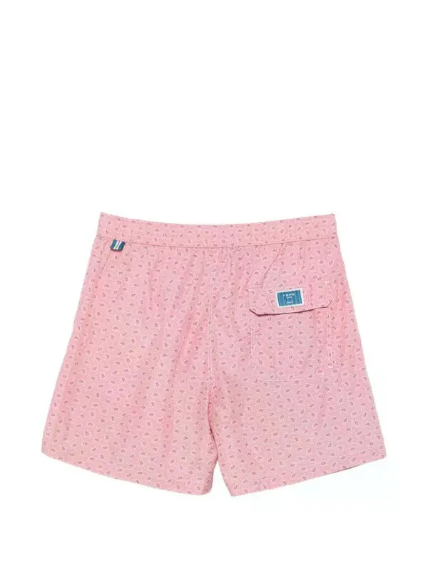 FEFÈ Paisley Print Drawstring Swim Shorts