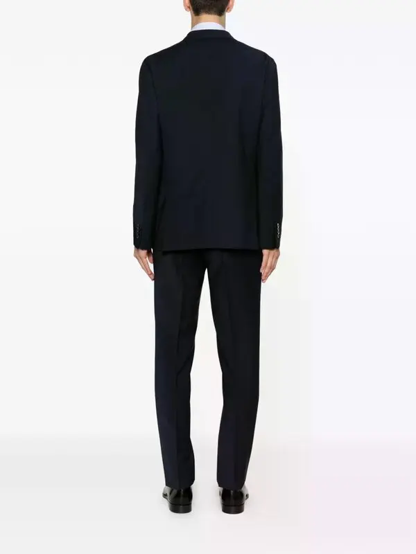 Boglioli Double-breasted Peak-lapels Suit - Blue