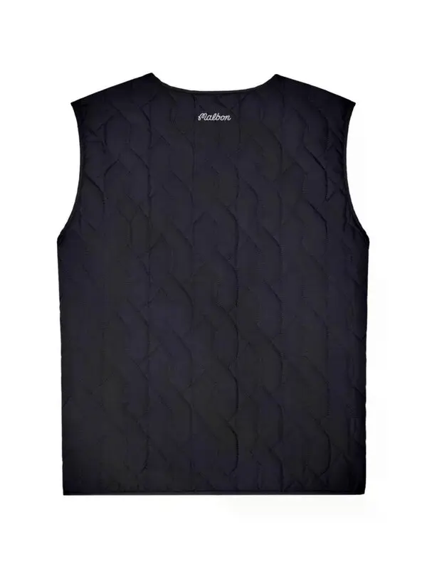 MALBON Vincenzo Quilted Gilet - Black