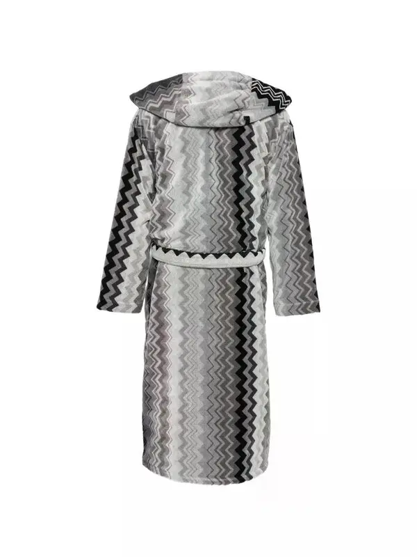 Missoni Zigzag-print Hooded Dressing Gown