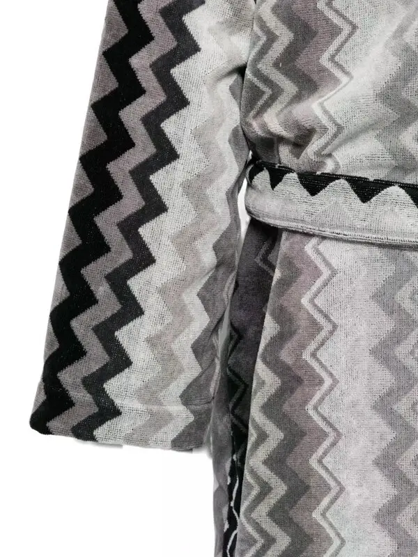 Missoni Zigzag-print Hooded Dressing Gown
