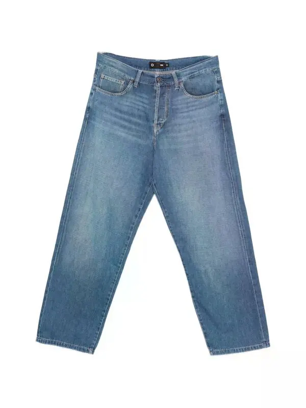 TRC Faded Effect Straight-leg Jeans