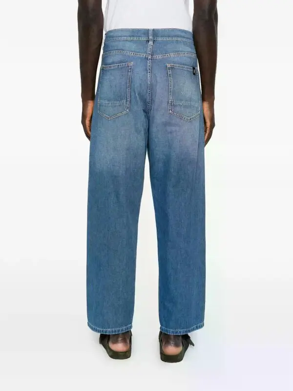 TRC Faded Effect Straight-leg Jeans