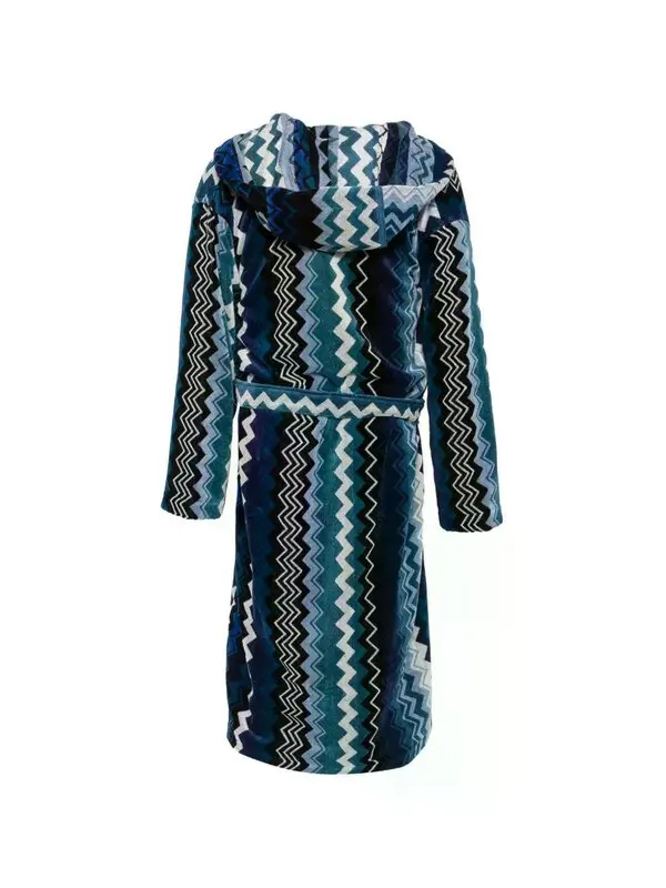 Missoni Zigzag-print Hooded Dressing Gown