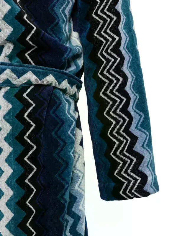 Missoni Zigzag-print Hooded Dressing Gown