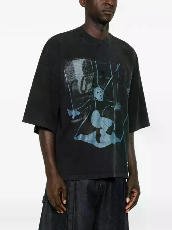 RIVINGTON ROI REBIS Graphic-print Oversized T-shirt