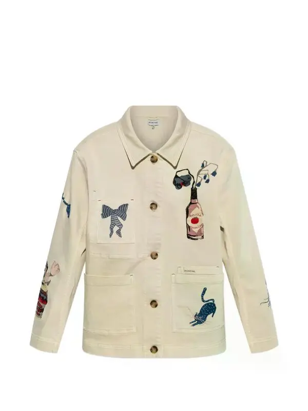 Munthe Braulia Embroidered Denim Jacket