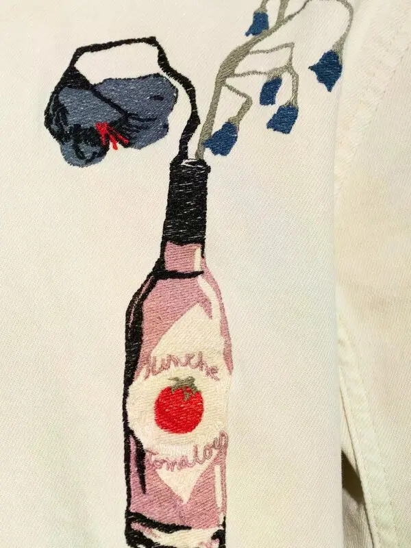 Munthe Braulia Embroidered Denim Jacket
