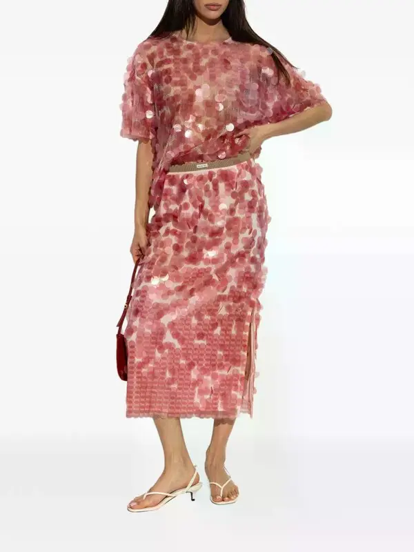 Munthe Sequin-embellished Midi Skirt