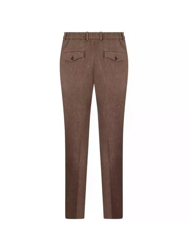 SLOWEAR Tailored Trousers With Elasticated Waistband