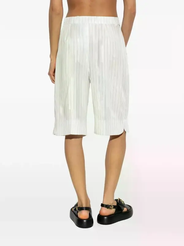 Munthe Pinstriped Pleated Shorts