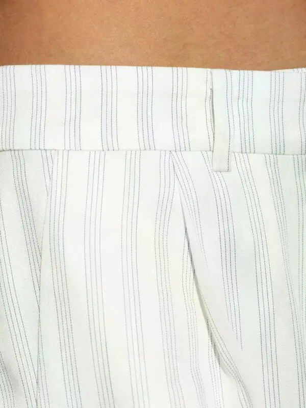 Munthe Pinstriped Pleated Shorts