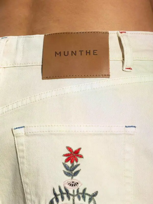 Munthe Embroidered Knee-length Shorts