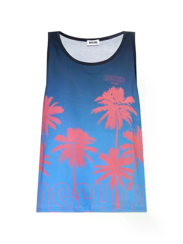 Moschino Printed Tank Top