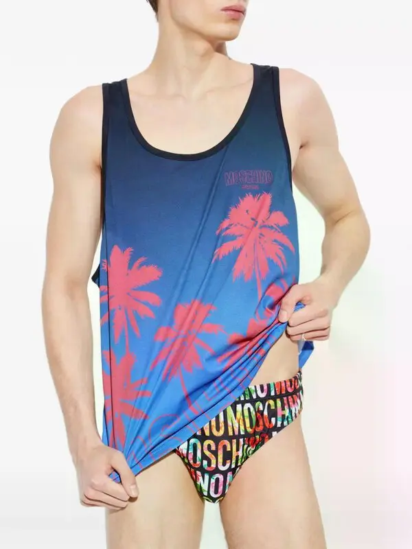 Moschino Printed Tank Top