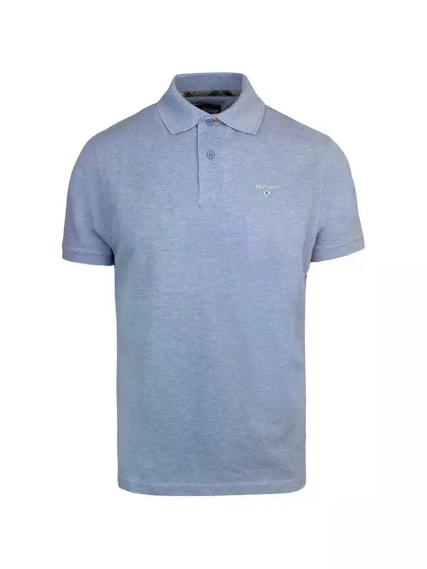 Barbour Tartan Piqué Polo Shirt - Blue