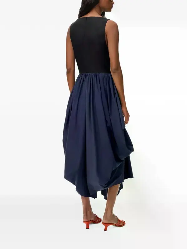 Loewe Tiered Asymmetric Dress - Blue