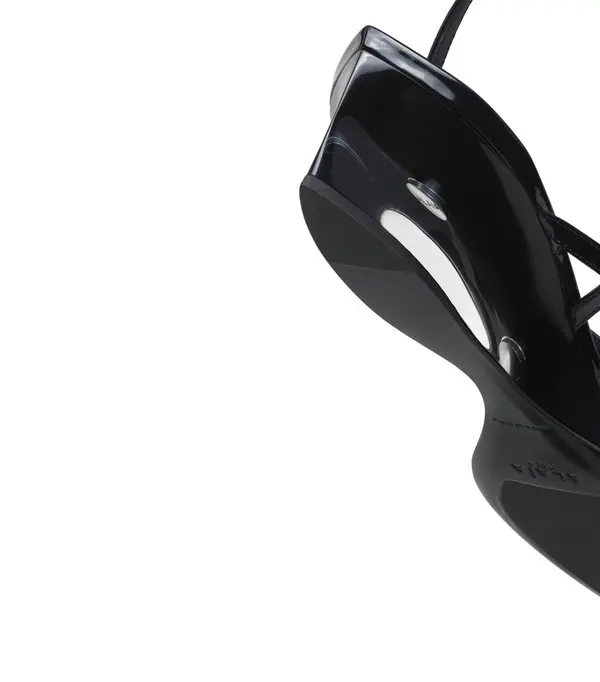 Alaïa Tongs Wedge Sandals - Clear
