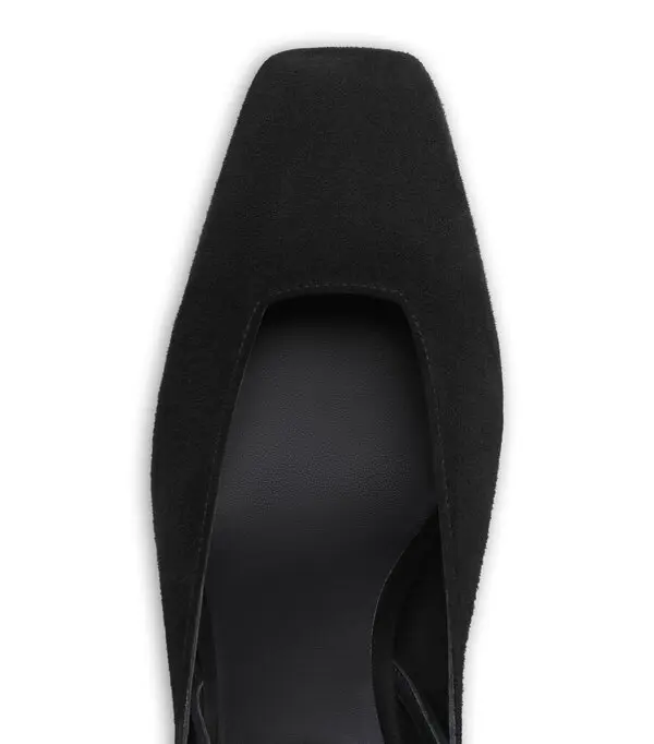 Alaïa Suede Wedge Pumps