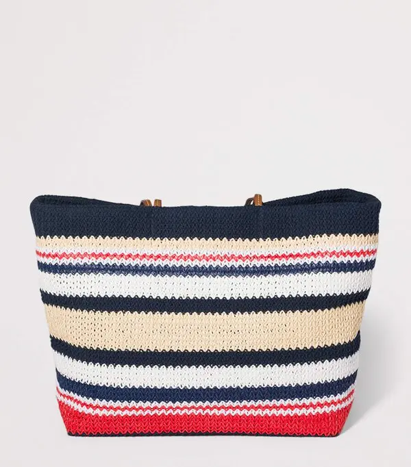 Miu Miu Woven Raffia-effect Tote Bag