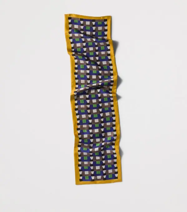 Miu Miu Silk Printed Scarf