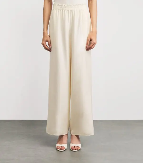 Le Kasha Silk Pamir Wide-leg Trousers