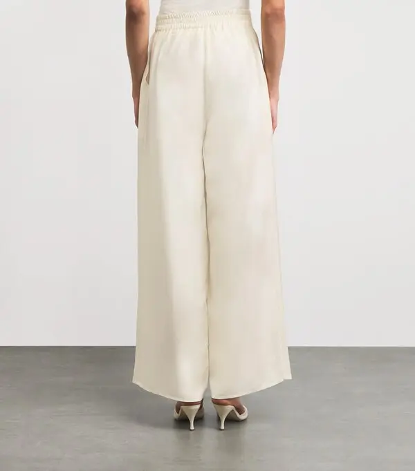 Le Kasha Silk Pamir Wide-leg Trousers