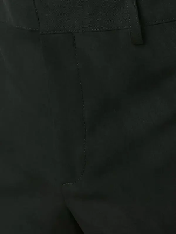 LANVIN Cropped Trousers With Reflective Stripe Detail