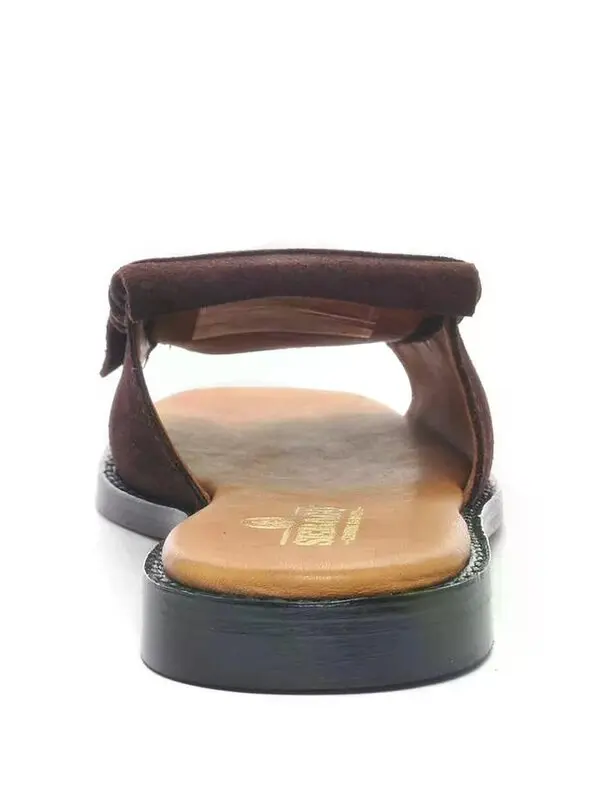 SEBAGO Fringe Detail Penny Slot Sandals - Brown