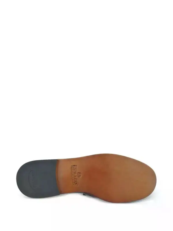 SEBAGO Fringe Detail Penny Slot Sandals - Brown