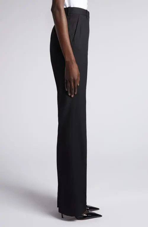 TOM FORD Panama Wool & Silk Tailored Trousers - Black