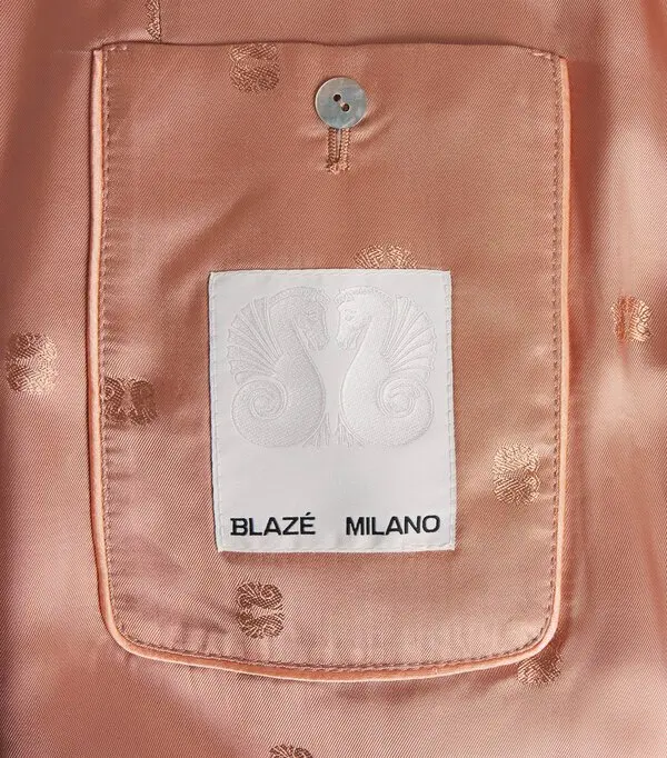 BLAZÉ MILANO Satin Novalis Blazer