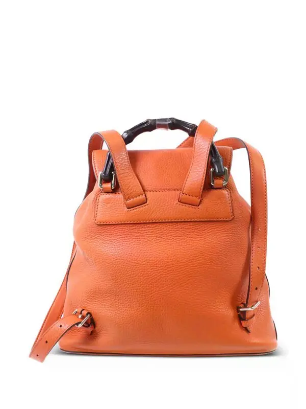 Gucci Bamboo Backpack - Orange