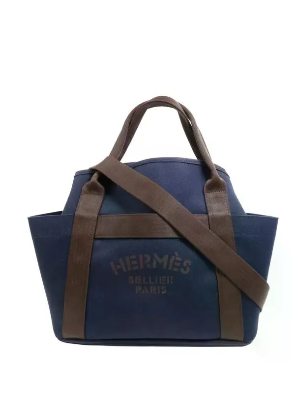 Hermès Sac De Pansage Groom Tote Bag - Blue