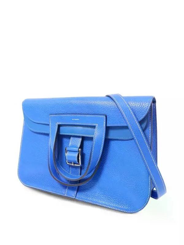 Hermès Halzan Shoulder Bag - Blue