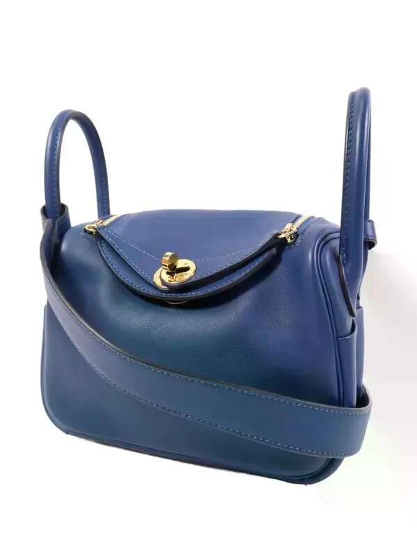 Hermès Mini Lindy Shoulder Bag - Blue