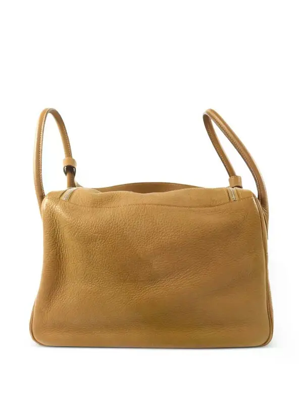 Hermès Lindy 34 Leather Tote Bag - Brown