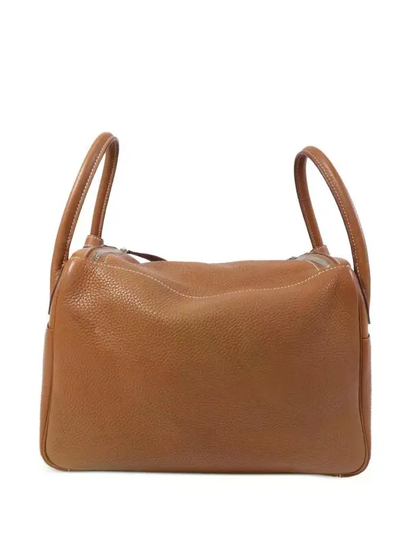 Hermès Lindy 30 Leather Tote Bag - Brown