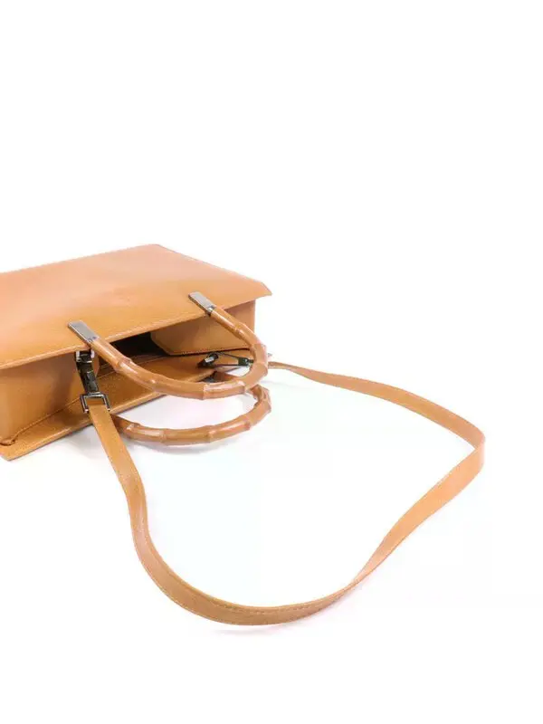 Gucci Bamboo Top-handle Tote Bag - Brown