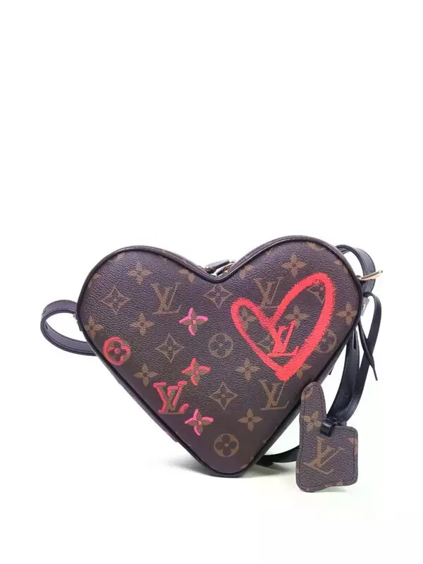 LOUIS VUITTON Heart Shape Shoulder Bag - Brown