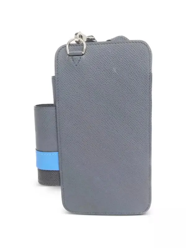 Hermès Epsom Phone Case With Shoulder Strap