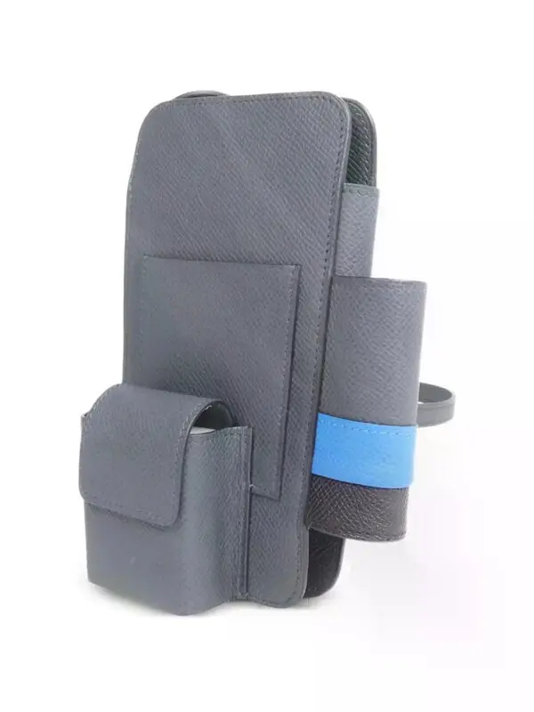 Hermès Epsom Phone Case With Shoulder Strap