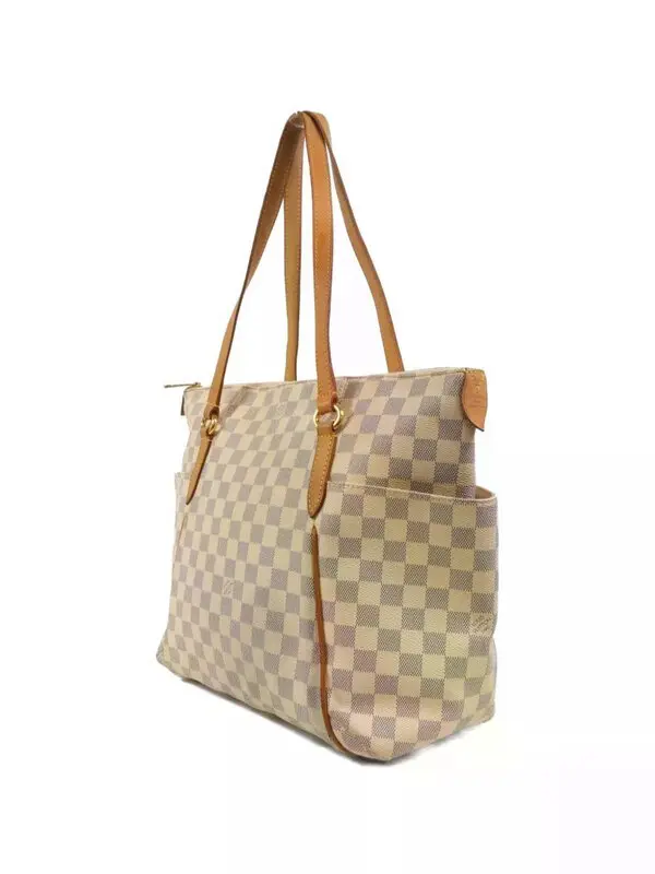 LOUIS VUITTON Damier Azur Totally Shoulder Bag - Neutrals