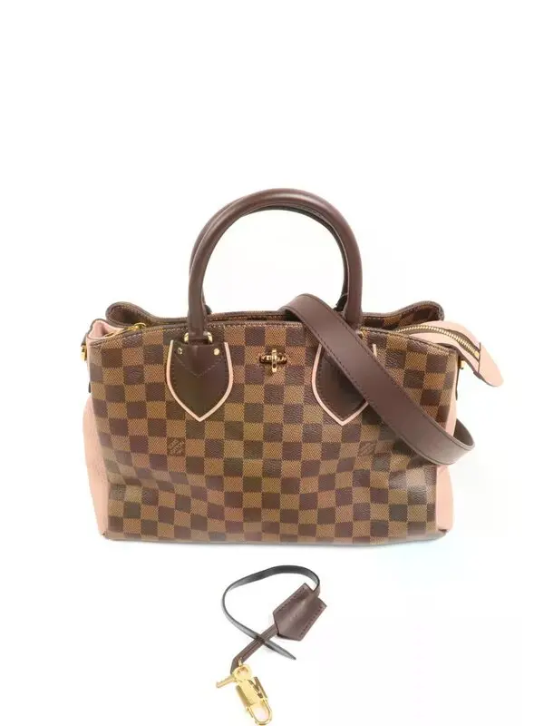 LOUIS VUITTON Normandy Damier Ebene Canvas Tote Bag - Brown